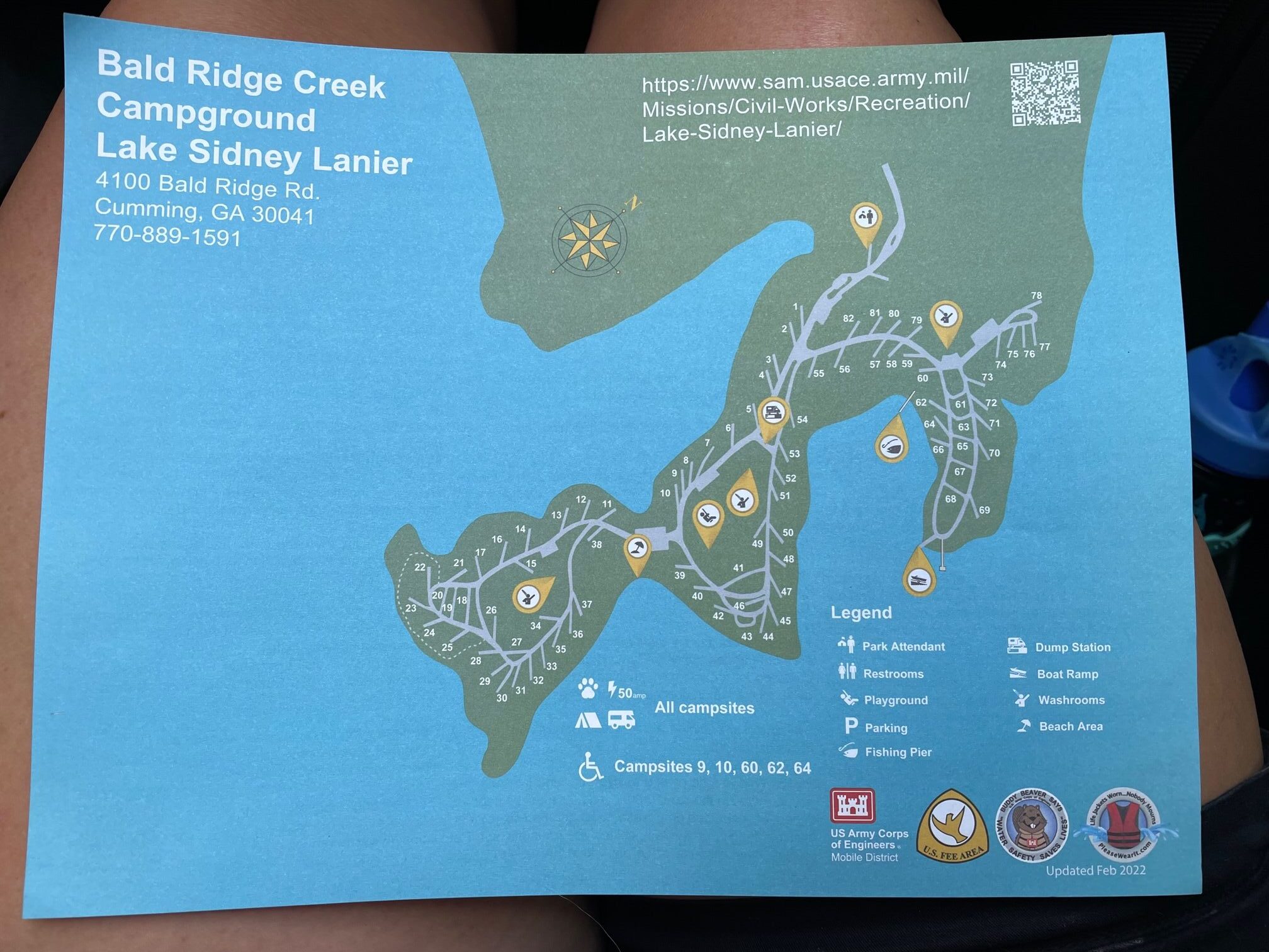 Bald-Ridge_campground-map | Imagine Camper