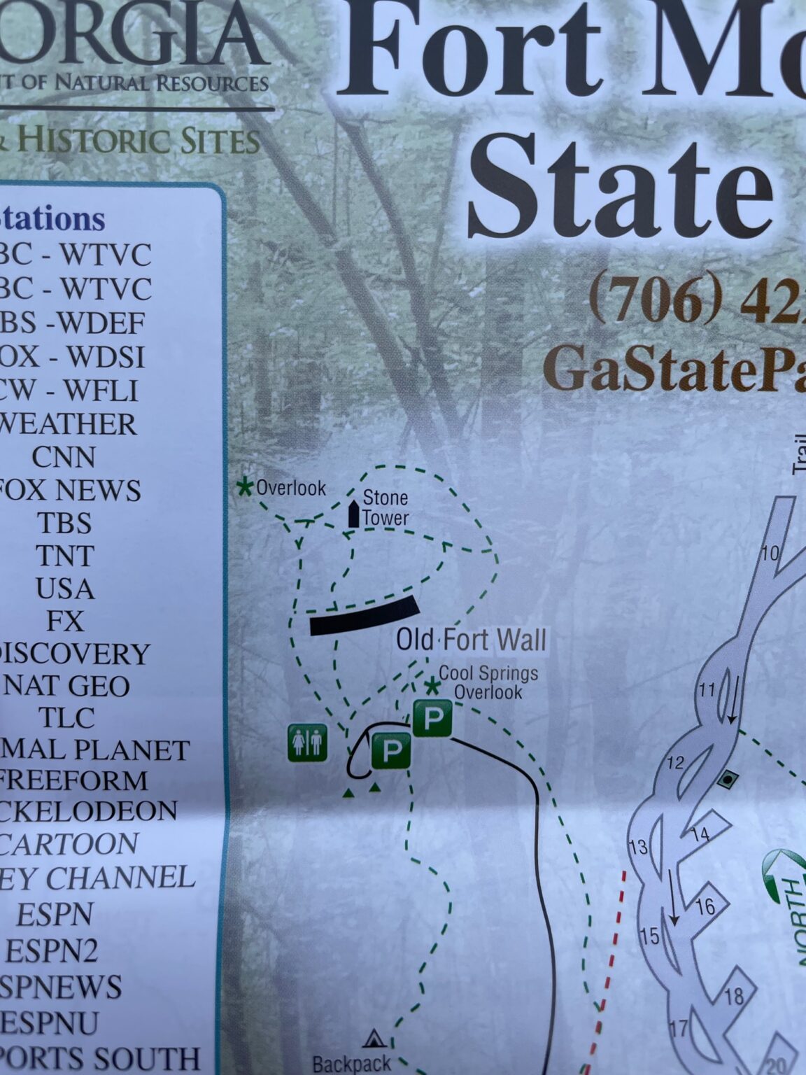 Fort-Mountain-State-Park-map | Imagine Camper