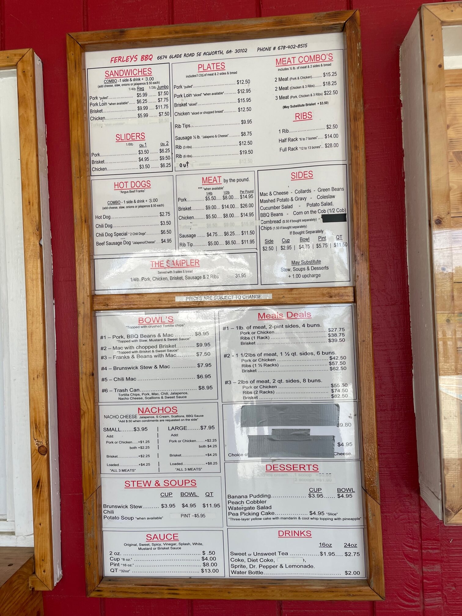 Ferleys-BBQ-Menu | Imagine Camper